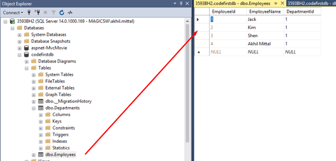 Code First Approach And Code First Migrations In Entity Framework